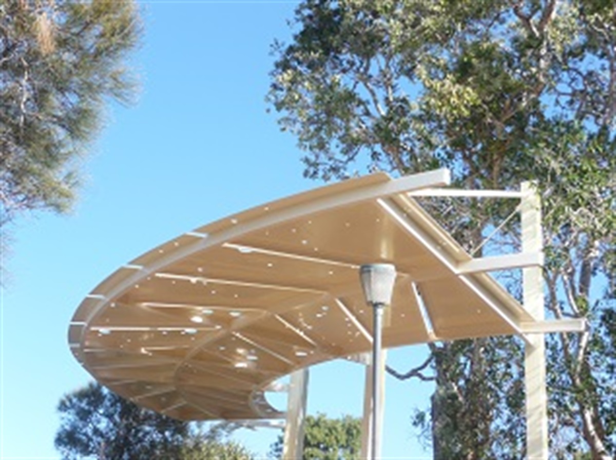 Dayman Park - Indigenous Shade Shelter | Fraser Coast Regional Council